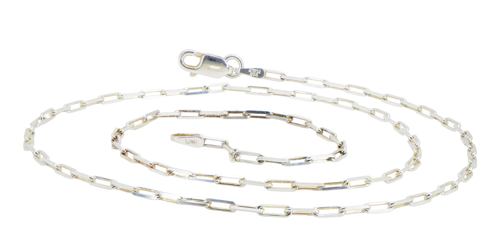 SILVER CHAIN - LINK STYLE 20" – Top Meteorite